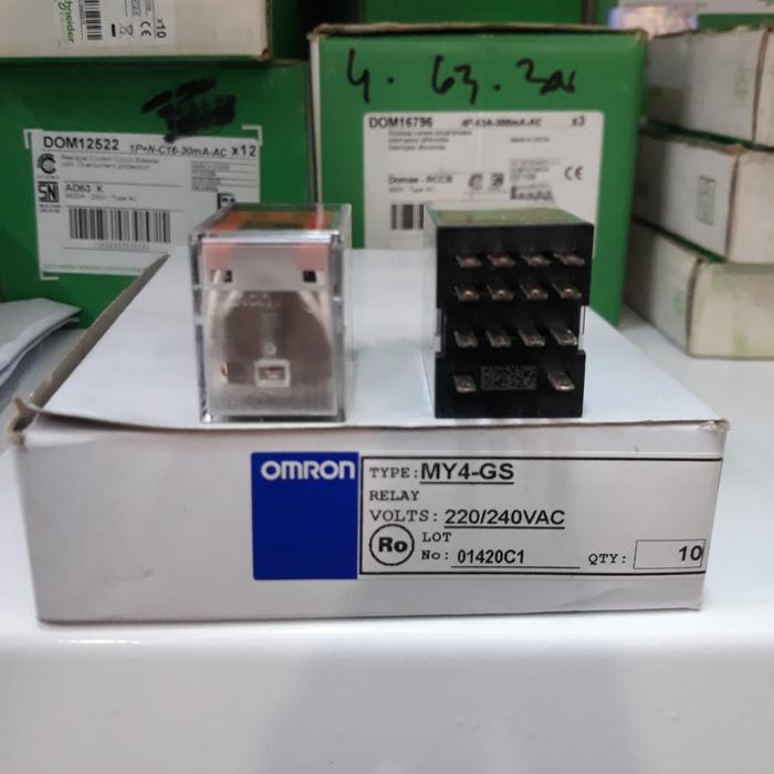 Jual RELAY OMRON MY4-GS 220VAC/240VAC - Jakarta Pusat - Zhafi Electrik | Tokopedia