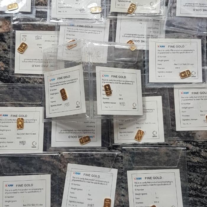 Jual LM logam mulia antam retro lama sertifikat kertas 1 gram 1gr 1gram ...