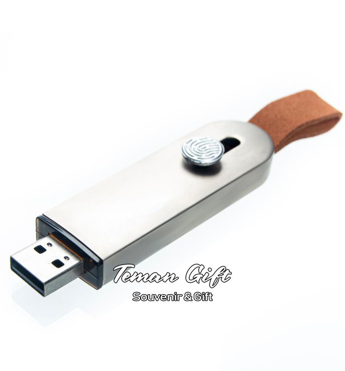 Jual USB Flashdisk Metal Kulit Custom Grafir Logo Nama Unik Flash Disk ...