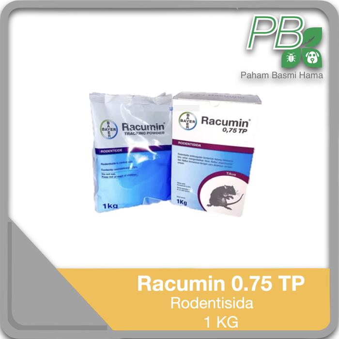 Jual Racumin 0.75 TP - Racun Tikus Bubuk - Bayer - Tracking Powder - 1 ...