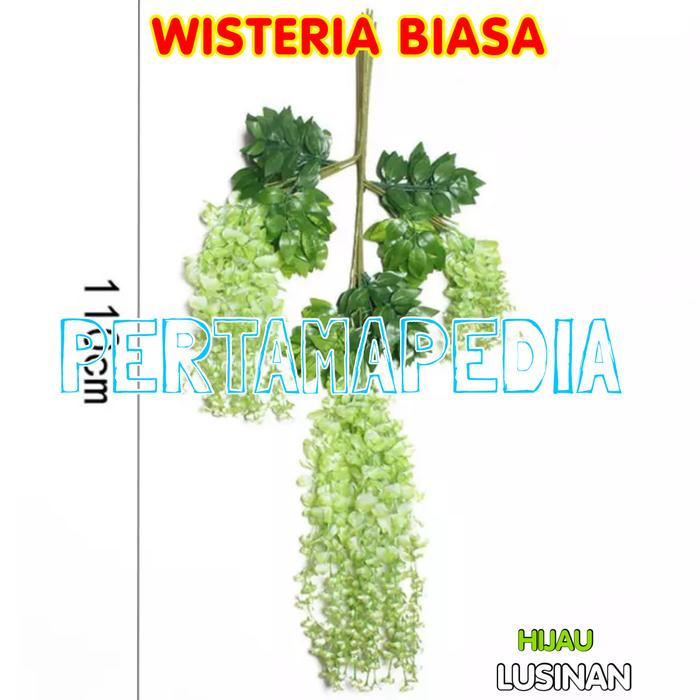 Jual Daun Bunga Plastik/Daun Bunga Artificial/Daun Bunga Dekor Wisteria ...