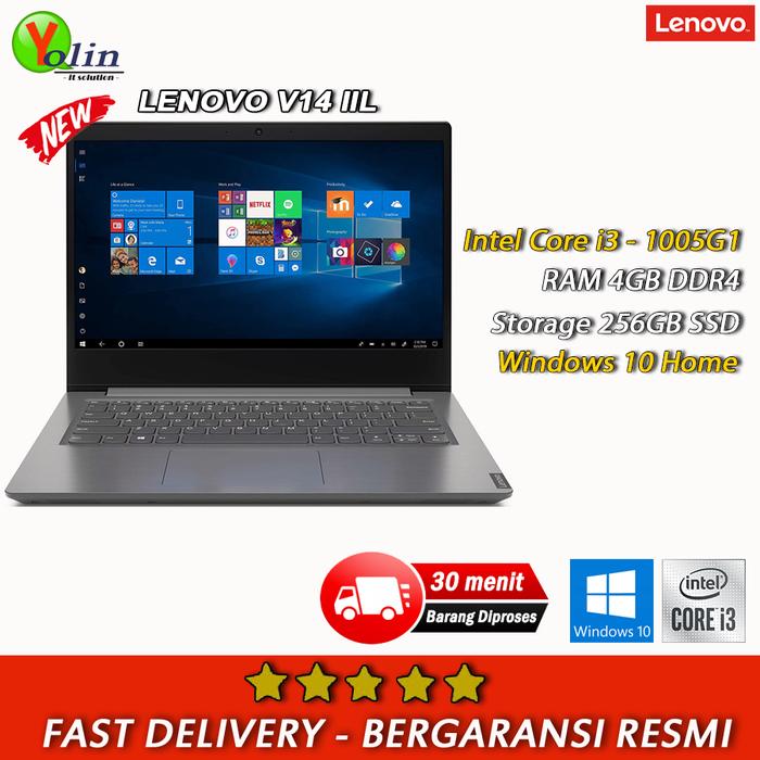 Jual Laptop LENOVO V14 IIL i3-1005G1 4GB 256GB 14" FHD Windows 10 - Jakarta Pusat - CLICKBAGS ...