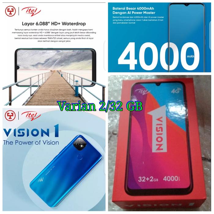 Jual iTel VISION 1 series Garansi Resmi - VISION 1 PRO - Kab. Mojokerto - Duta electrik plus ...