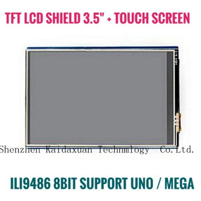 Jual NEW LCD SHIELD TFT 3.5" ARDUINO ILI9486 WITH TOUCHSCREEN - Kab ...