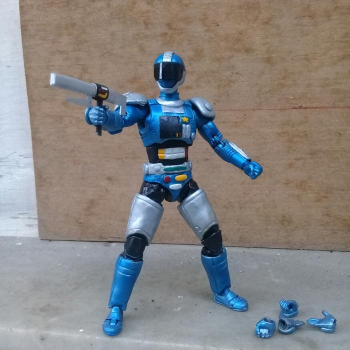 Jual Action figure custom shf jiban winspector power ranger sentai ...