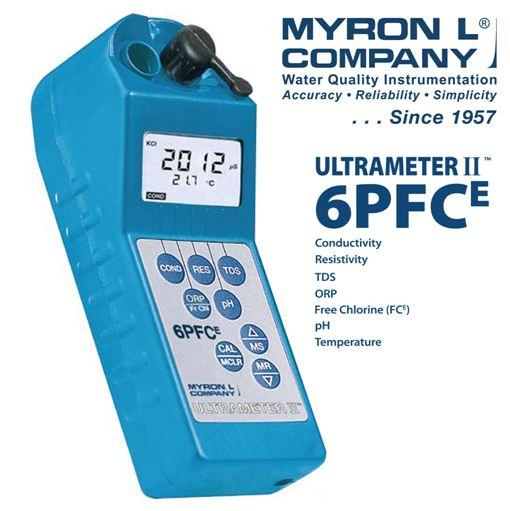 Jual Ultrameter MYRON 6P FCE Portable - Tes pH / Free Chlorine / TDS 6 ...