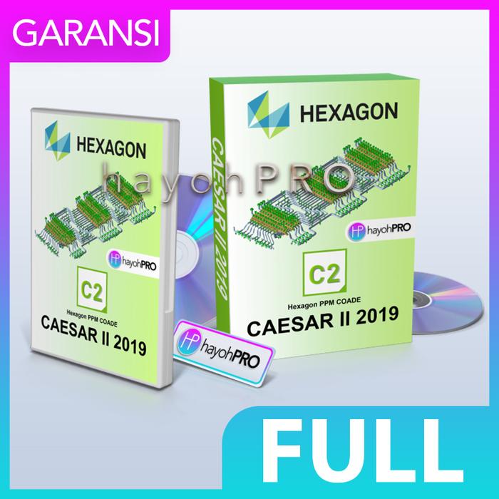 Jual CAESAR 2 II 2019 2018 2016 2014 Hexagon PPM COADE & Intergraph ...