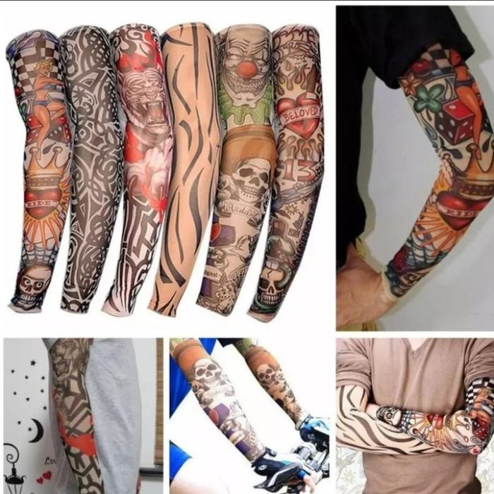 Promo Manset Tangan Motif Tattoo - Jakarta Timur - kia store01 | Tokopedia