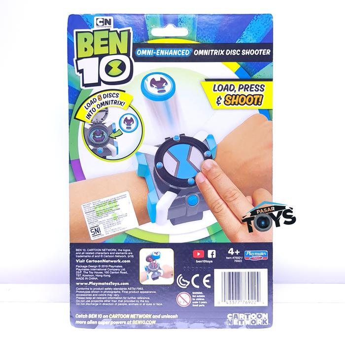 Jual Ben10 Omni-enhanced Omnitrix Disc Shooter Watch Jam Tangan Ben 10 ...