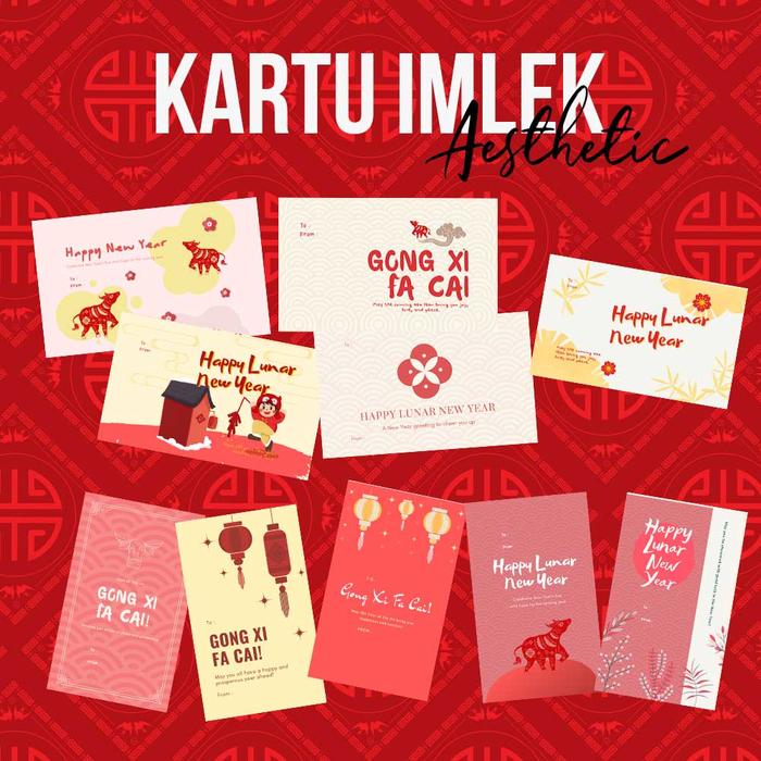 Jual Kartu Ucapan Imlek - Kartu Imlek 2021 - Kartu Tahun Baru Cina ...