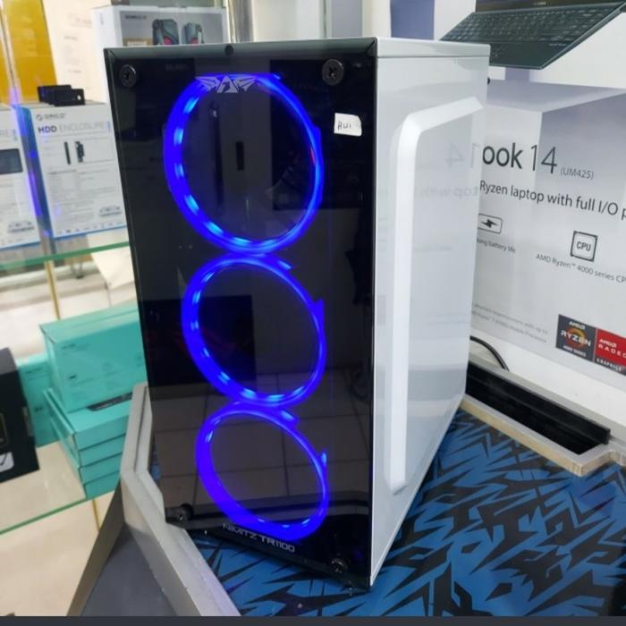 Jual Armaggeddon Nimitz TR1100 Tempered Glass Gaming Case - Hitam Dan ...