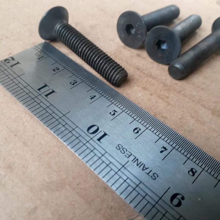 Jual BAUT L M8X40 VERSENG / BAUT L VERSENG M8 X 40 BAJA / COUNTERSUNK ...