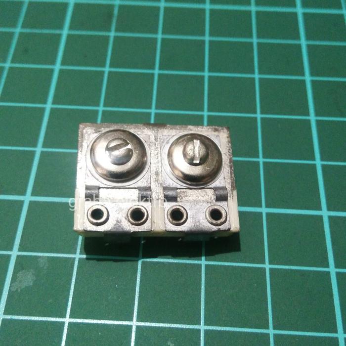 Jual 60pf 60 pf vc varco variable capacitor trimer trimmer besi batu ...