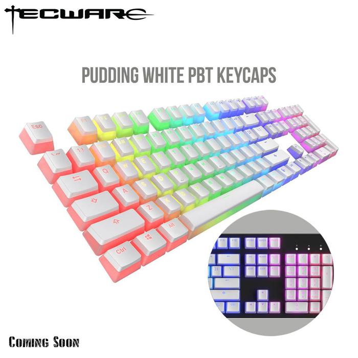Jual TECWARE Keycaps Keyboard Pudding - Putih - Kota Bandar Lampung ...