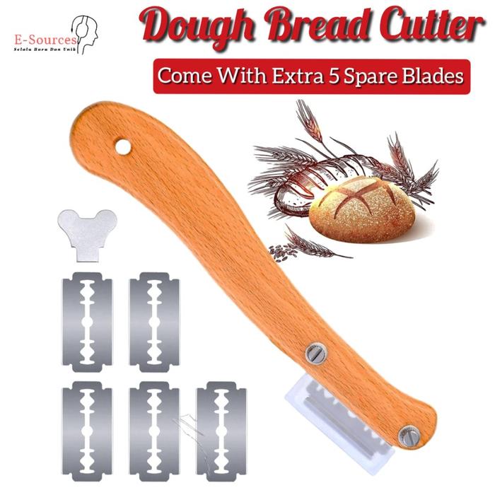 Jual Pengiris Dough Bread Cutter Slicer Adonan Roti Pisau Silet ...