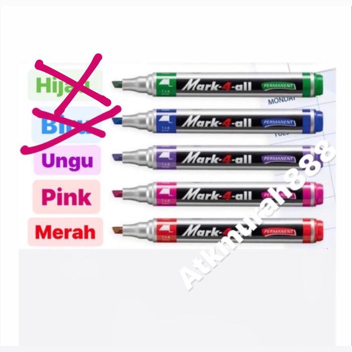 Jual MARK-4-ALL PERMANENT MARKER STABILLO PEN MARKER ( 1 pcs) - Jakarta Utara - Atkmurah888 ...