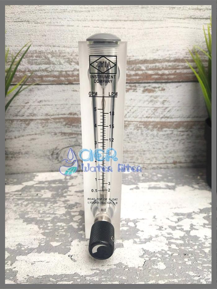 Jual Flow meter 5 gpm / flow meter 18 LPM - tipe regulator - Kota ...