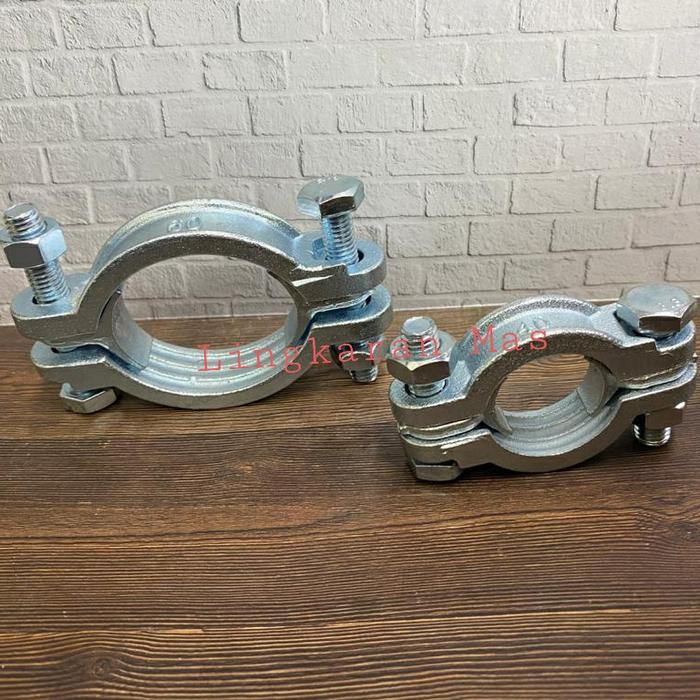 Jual klem double bolt SL 115 hose clamp 31/2 inch 94-115 - Jakarta ...