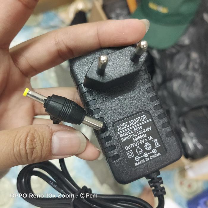 Jual adaptor colokan listrik timbangan digital 6v 6 volt 6volt 1a dual jack - Jakarta Barat ...