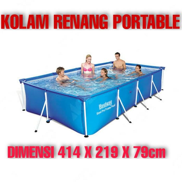 Jual Kolam Renang Dewasa Portable Kotak Big Size Jumbo Anak Pool Anak ...