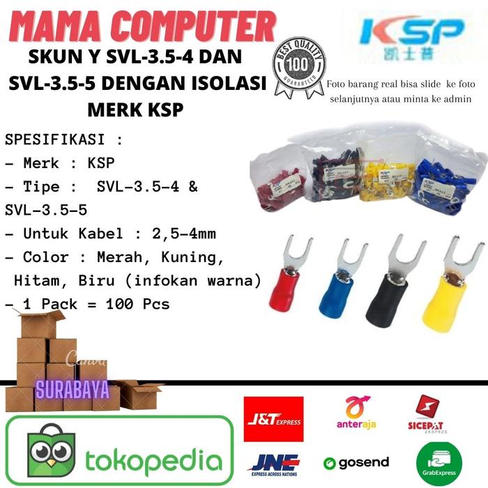 Jual Skun Y SVL 3.5-4 & SVL 3.5-5 Garpu Insulated Dengan Isolasi KSP - Kota Surabaya - Mama ...