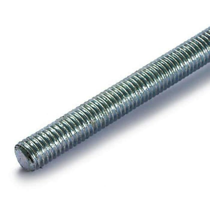 Jual ASDRAT M12 AS DRAT M12 LONG DRAT M12 PUTIH STUD BOLT M12 X 1 MTR ...
