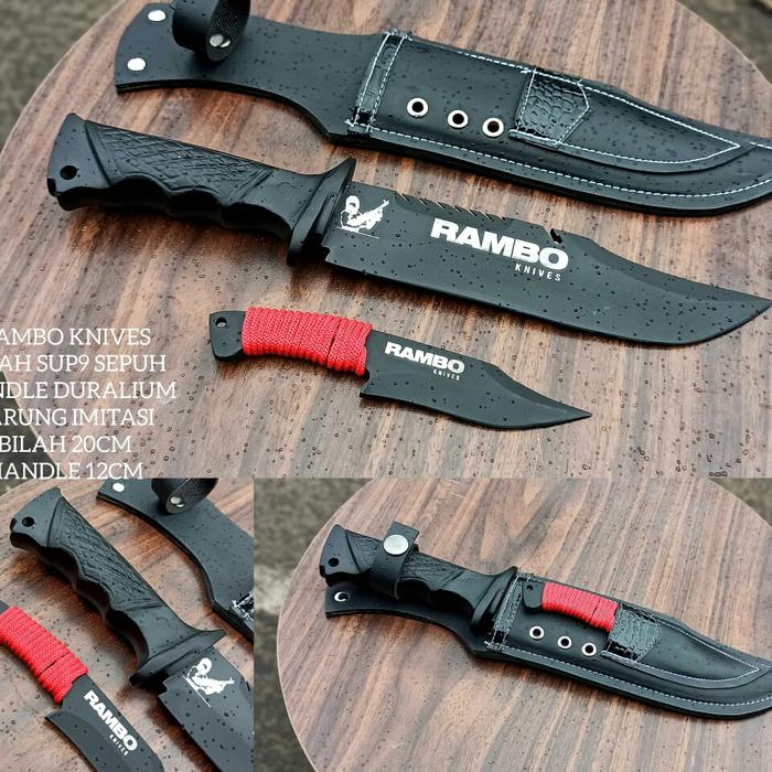 Jual pisau rambo balck free grafir nama - Kab. Sukabumi - toko_niaga ...