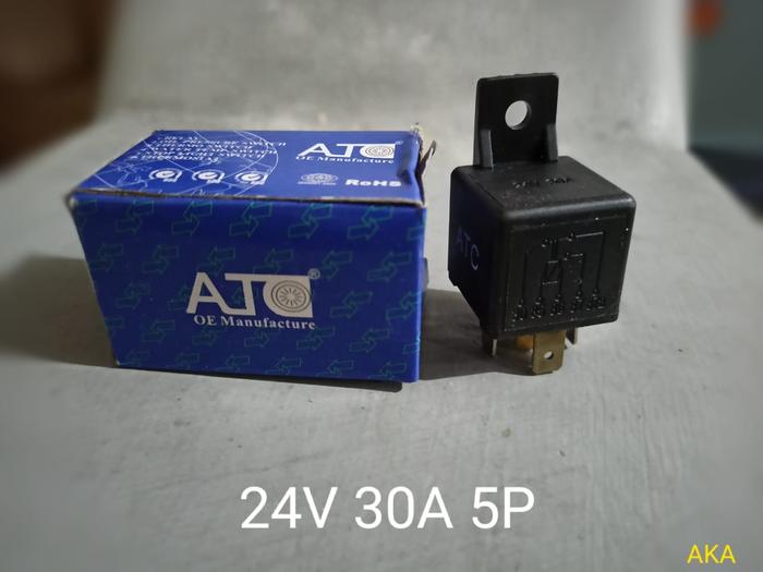 Jual Relay 24V 30A 5 Kaki DC 24 Volt 30 Ampere 5P Pin - Jakarta Barat ...