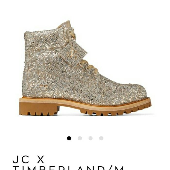 Jual JIMMY CHOO X TIMBERLAND CRYSTAL RHINESTONE boots made in portugal ...