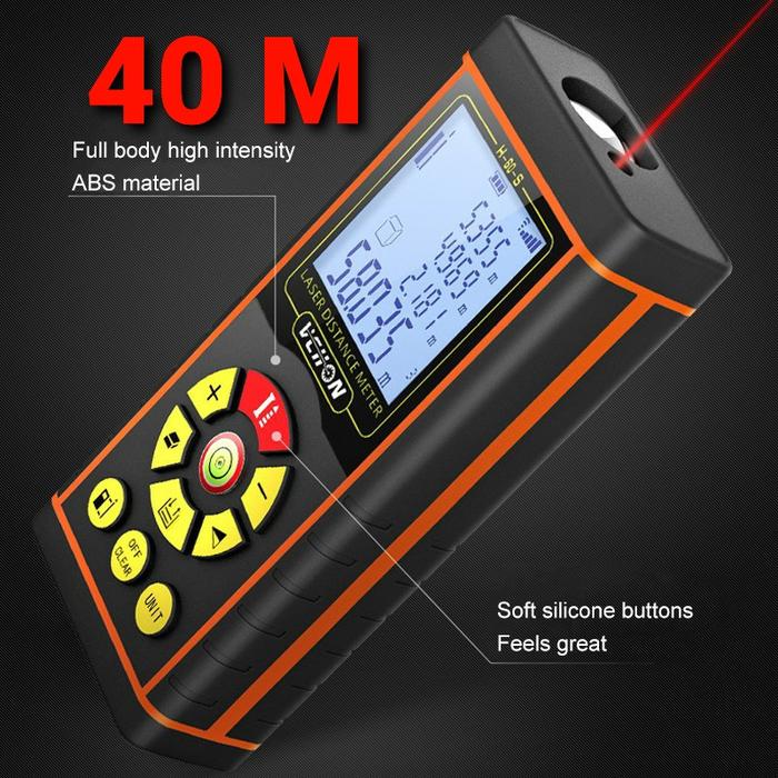 Jual METERAN LASER DIGITAL DISTANCE 40M DIGITAL LASER PENGUKUR JARAK 40 ...