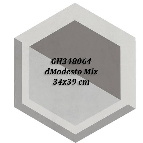Jual Keramik Roman Hexagonal dModesto Series 34x39 Kw 1 - GH348064 Mix ...