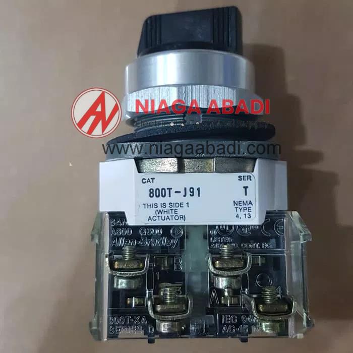 Jual Allen Bradley Selector Switch Hazardous Location UL 800T-J91B AB ...