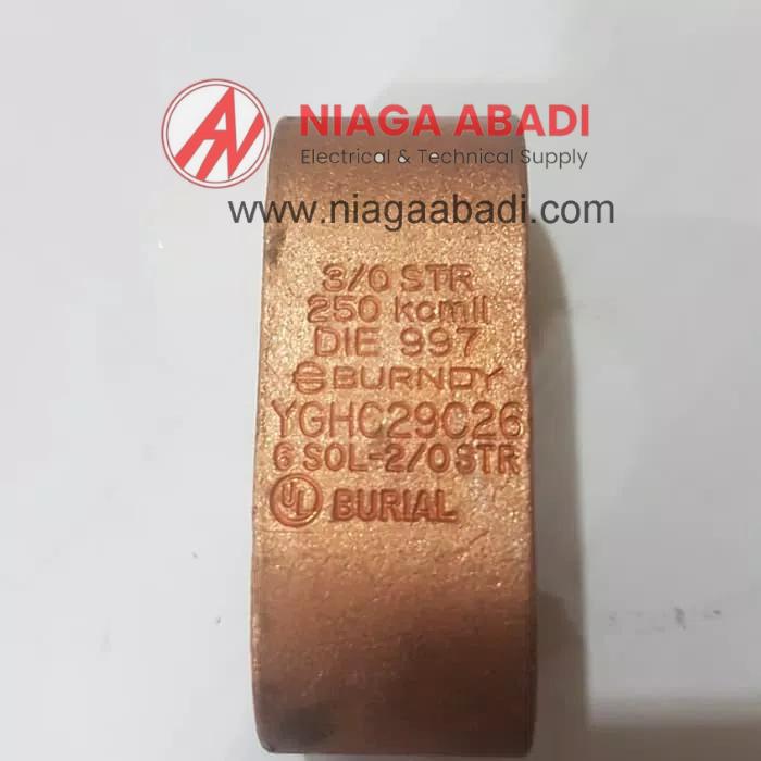 Jual Burndy Clamp Klem Tembaga Copper C-Clamp for YGHC29C26 3/0 STR 250 ...