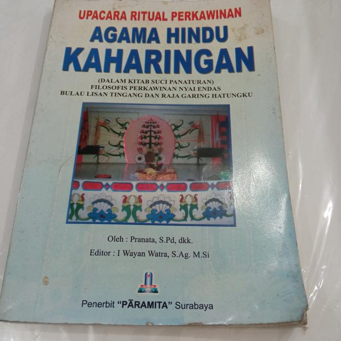 Jual buku upacara ritual perkawinan Hindu Kaharingan - Kota Denpasar ...