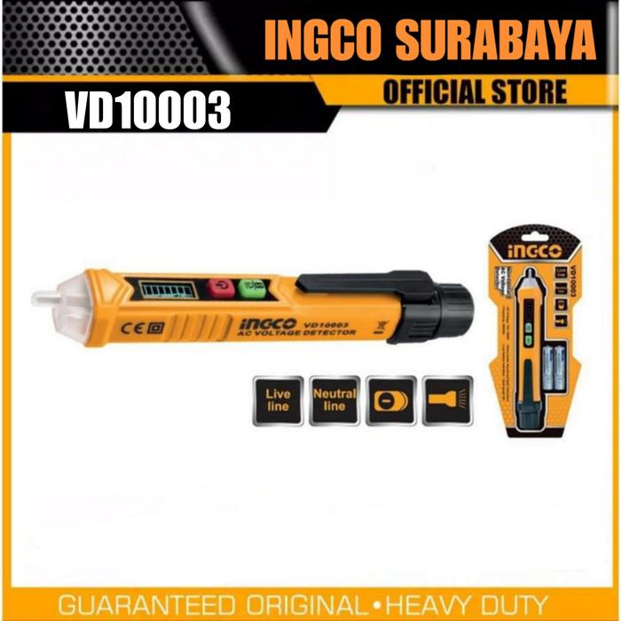 Jual INGCO VD10003 TESPEN TEST PEN CONTACT TESTER PEN AC VOLTAGE ...