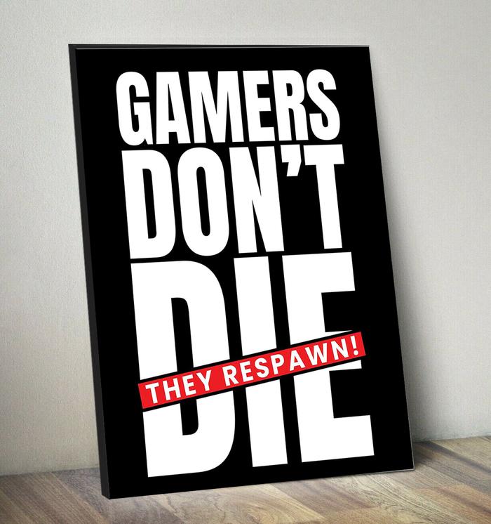 Jual HIASAN DINDING / DEKORASI KAMAR / POSTER QUOTE GAMER RESPAWN - Kab ...