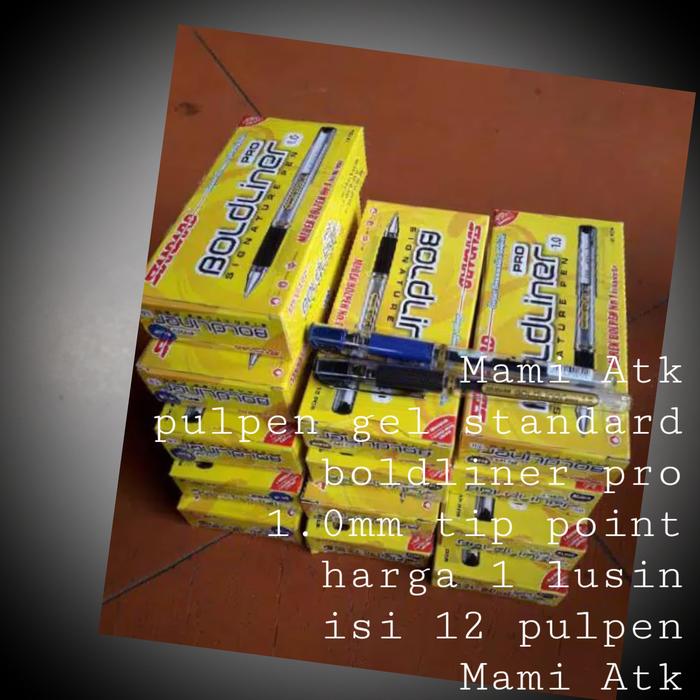 Jual pulpen standard bold liner pro 1.0mm isi 12 pcs. di Seller ...