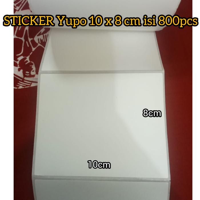 Jual STICKER BARCODE YUPO 10 X 8CM ISI 800PCS - Kota Bandung - JESSTECH ...