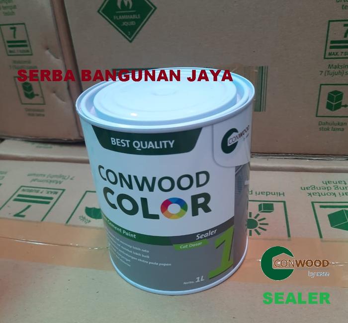 Jual Conwood Color Sealer Cat Fiberkote - 1 Liter Di Seller Hachi ...