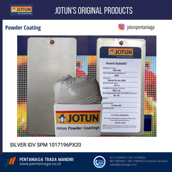 Jual Cat Powder Coating Silver IDV SPM 1017196PX20 - Kota Bekasi ...