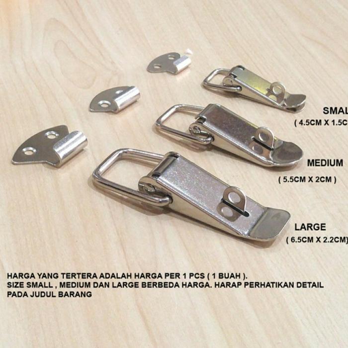 Jual Overval Kunci Kait Kaitan Peti Koper Box / Kunci Gembok Koper Kait ...