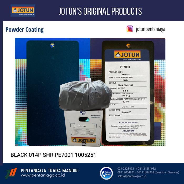 Jual Cat Powder Coating Jotun Hitam texture pasir 1005251PX20 PE 7001 ...