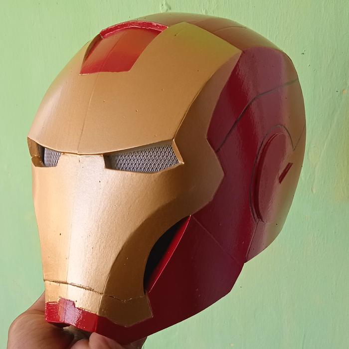 Jual Helm Iron Man Untuk Anak-anak, Topeng Iron Man Fullfacr Di Seller ...