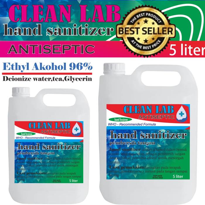 Jual clean lab,hand sanitizer 5 liter - Jakarta Utara - industribags ...