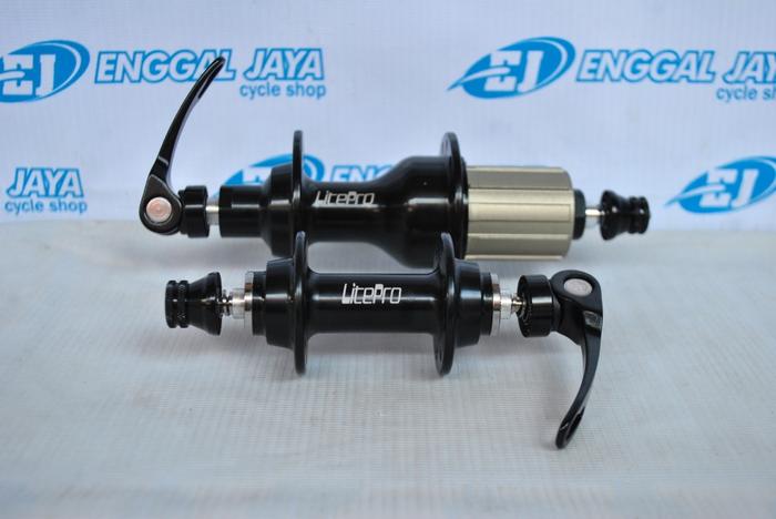 Jual Hub Freehub LITEPRO V-brake Original QR Bearing - Hub Freehub ...