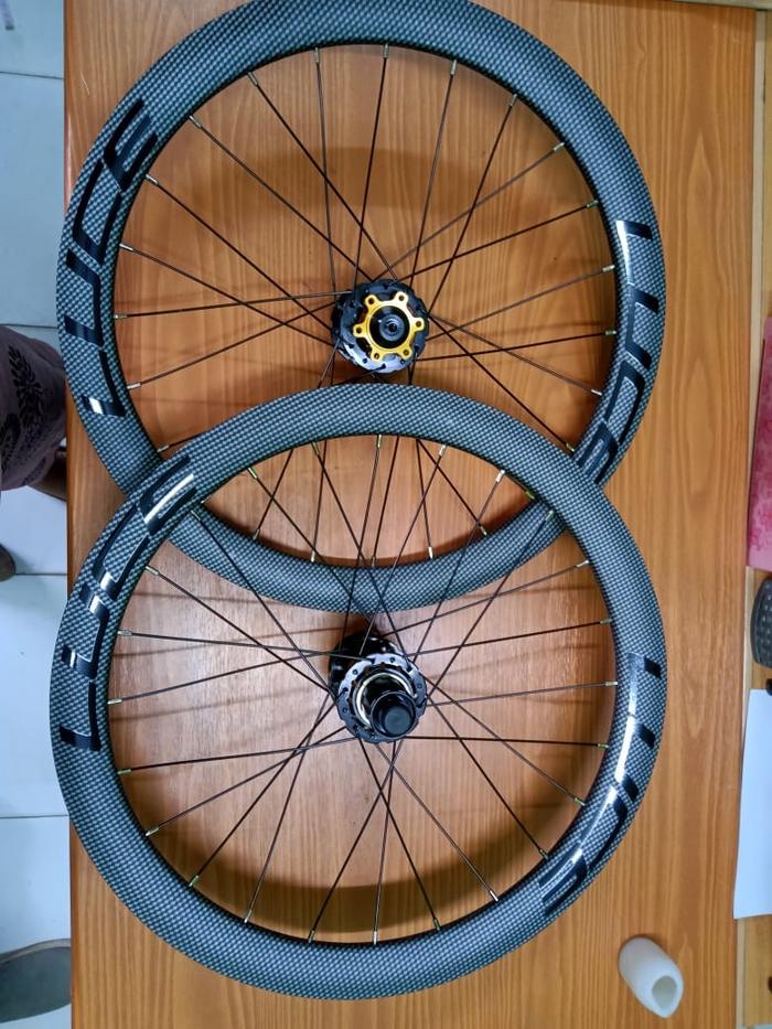 Jual WHEELSET WHEEL SET LUCE 20 451 MOTIF CARBON ALLOY DISCBRAKE DISC ...