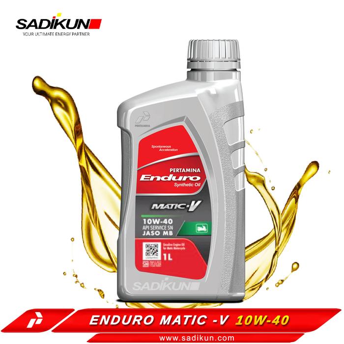 Jual ENDURO MATIC-V, 10W-40 API SN JASO MB 1LITER - Jakarta Utara ...