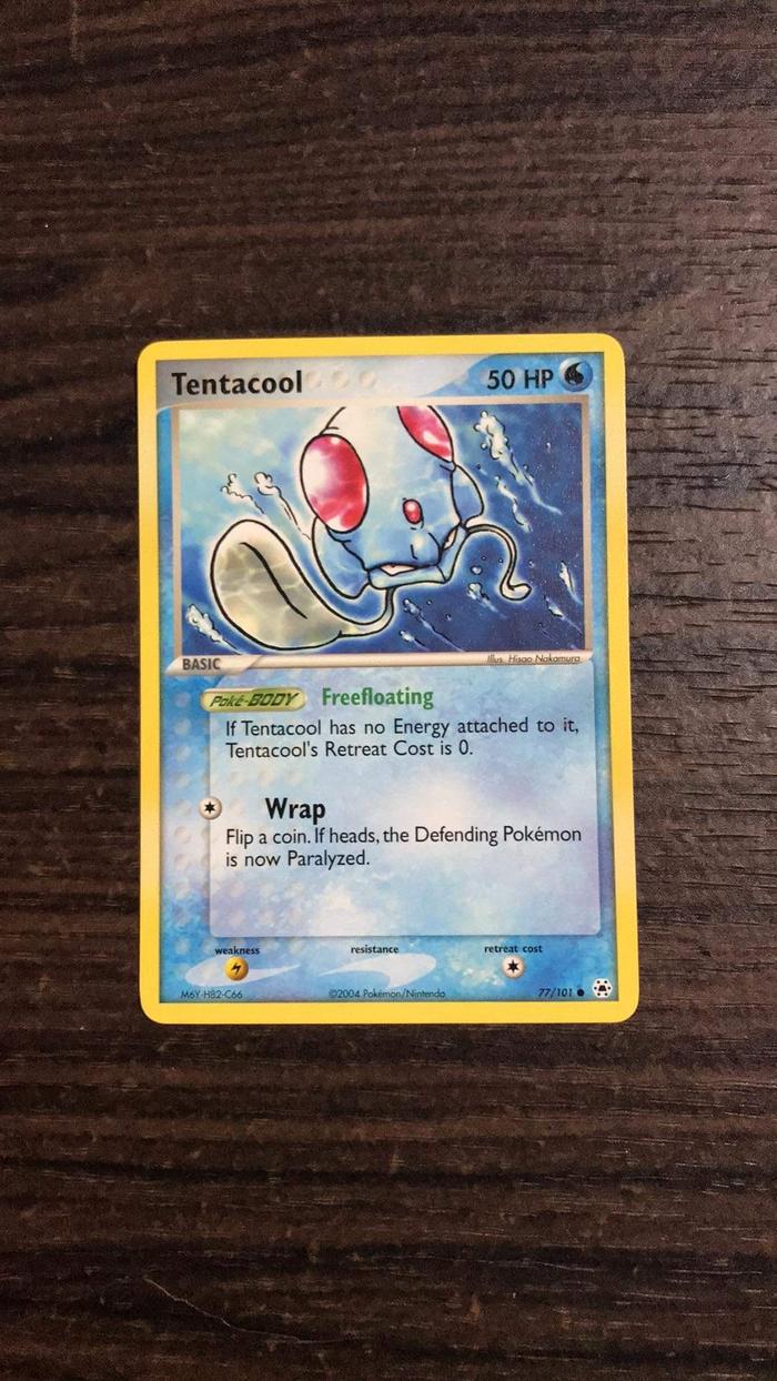 Jual Tentacool EX hidden legend set series pokemon english card kartu ...