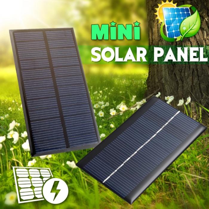 Jual xon 5w mini solar Cell modul baterai tenaga Surya panel charger ...