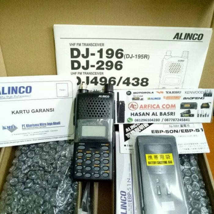 Jual HT ALINCO DJ-196 VHF ORI GARANSI RESMI ALINCO DJ 196 VHF - Jakarta ...